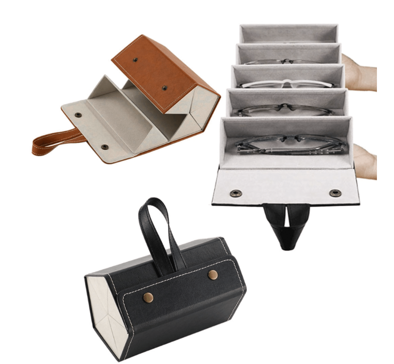 5 Slot foldable sunglass travel case - Trendz of today